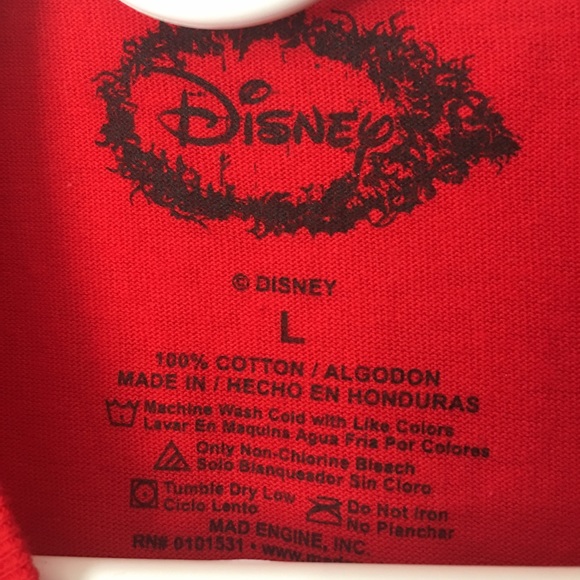 Disney | Shirts | Red Disney Mickey Mouse Shirt | Poshmark